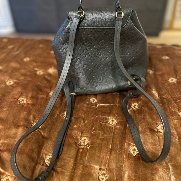 Louis Vuitton | Bags | Black Leather Louis Vuitton Back Pack | Poshmark